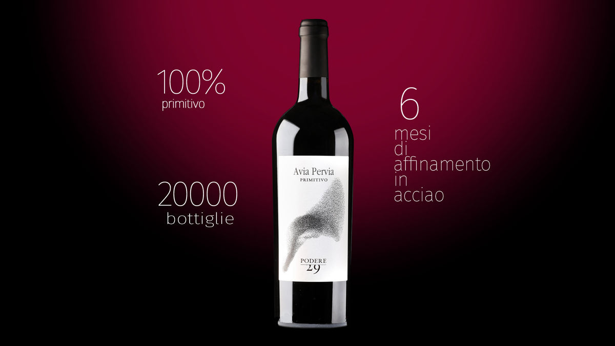 Avia Pervia Primitivo 2016 Podere29 Puglia